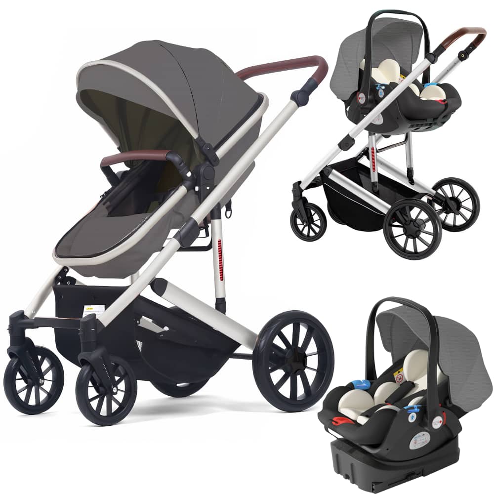 Deluxe 3 in 1 Baby Stroller – Maternity Miracles