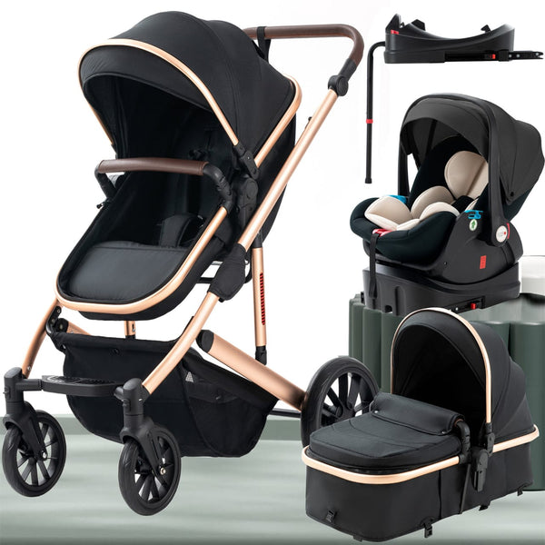 Deluxe 3 in 1 Baby Stroller – Maternity Miracles